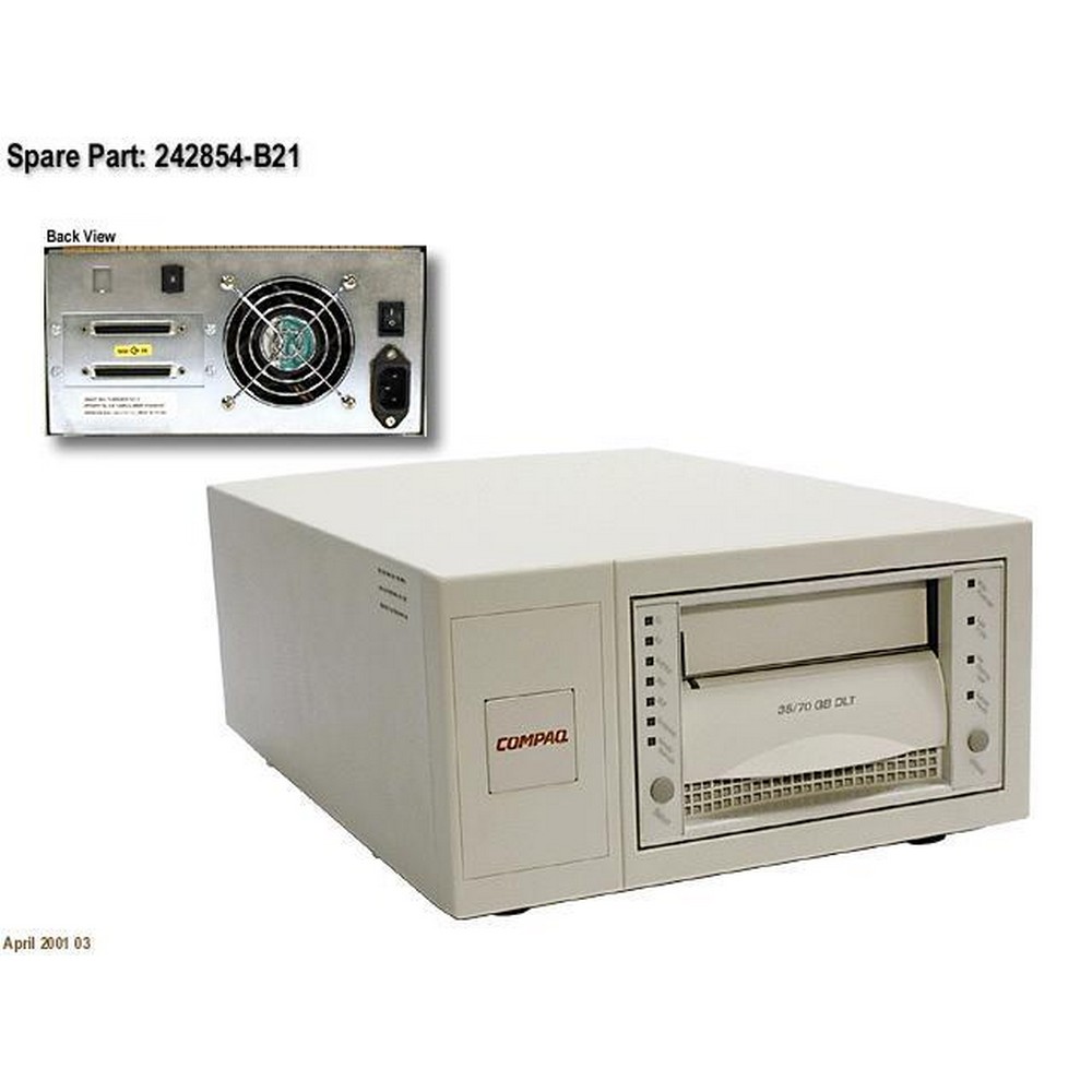 242854-B21 HP DLT7000 35-70GB External Tape Drive - SQS Limited